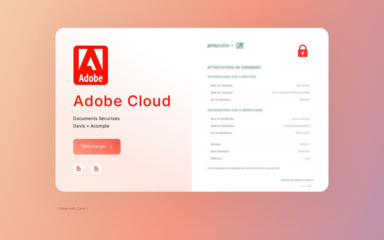 Adobe cloud